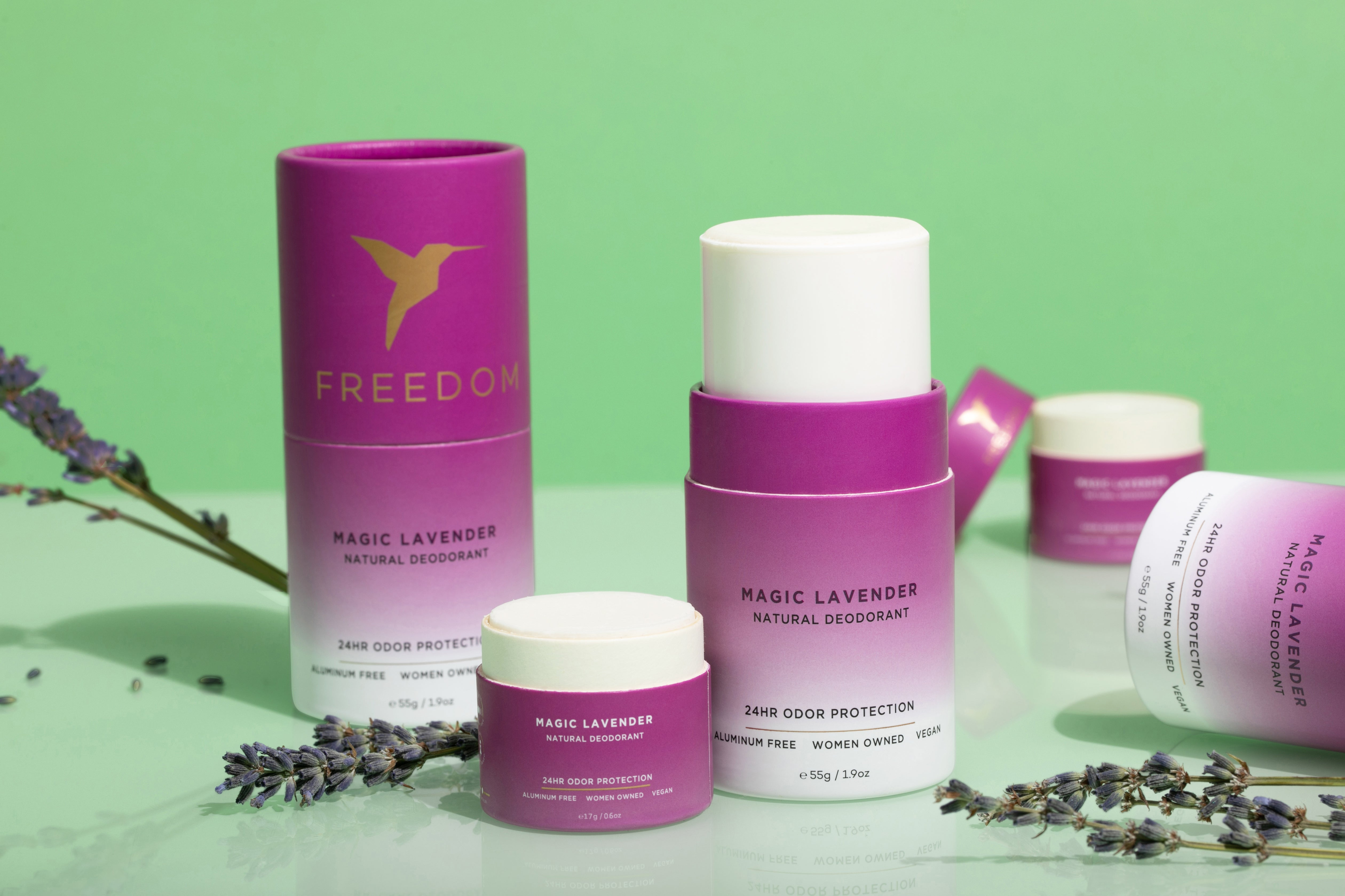 Long-lasting Freshness: Natural Deodorant Bundles – Freedom Natural ...