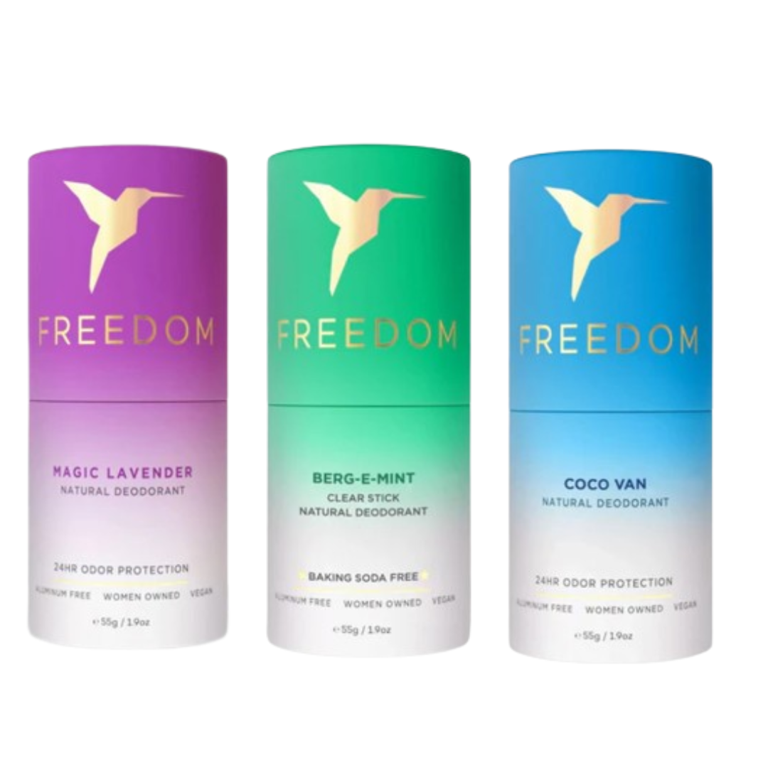 Eco friendly Deodorants - Variety Pack – Freedom Natural Deodorant