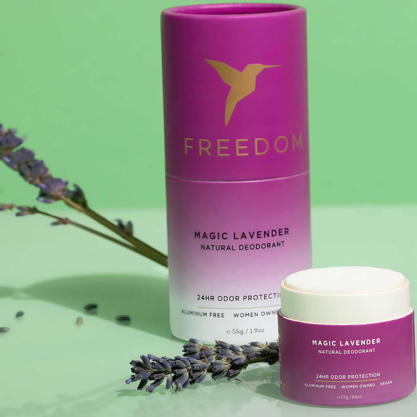 Deodorant Bundle - Large & Mini – Freedom Natural Deodorant
