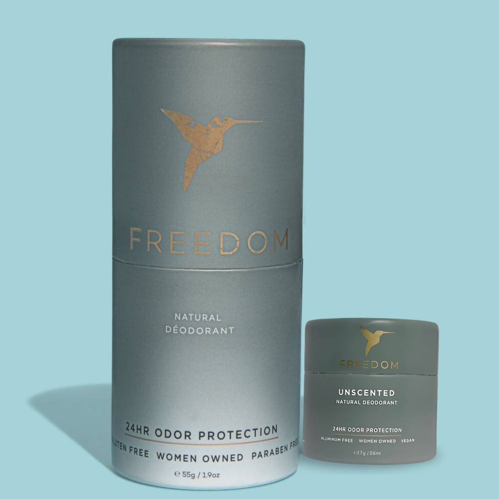 Bundle: All Natural Deodorant - Eco Friendly & Travel Mini – Freedom ...
