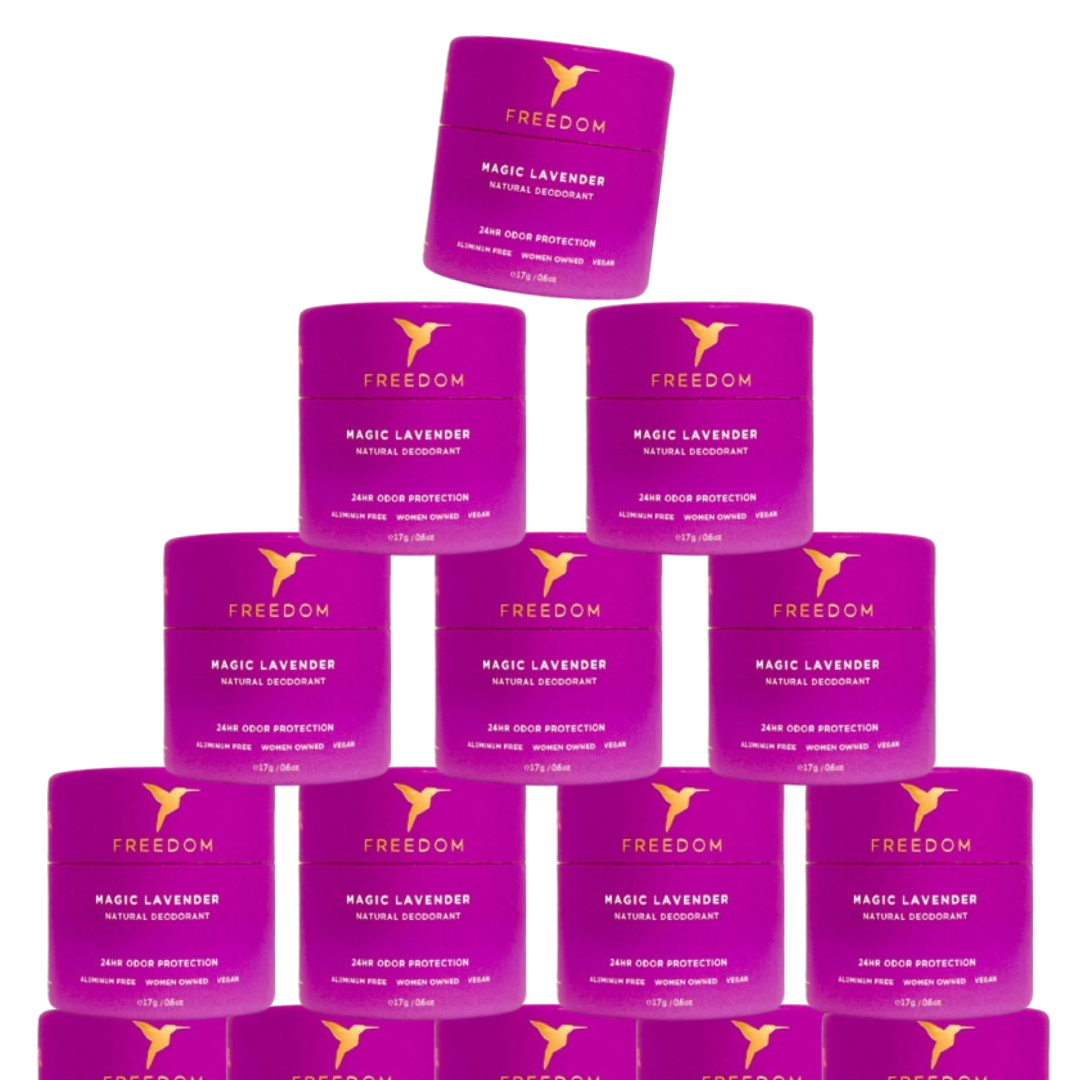 Travel Mini Deodorant - 10 Pack – Freedom Natural Deodorant